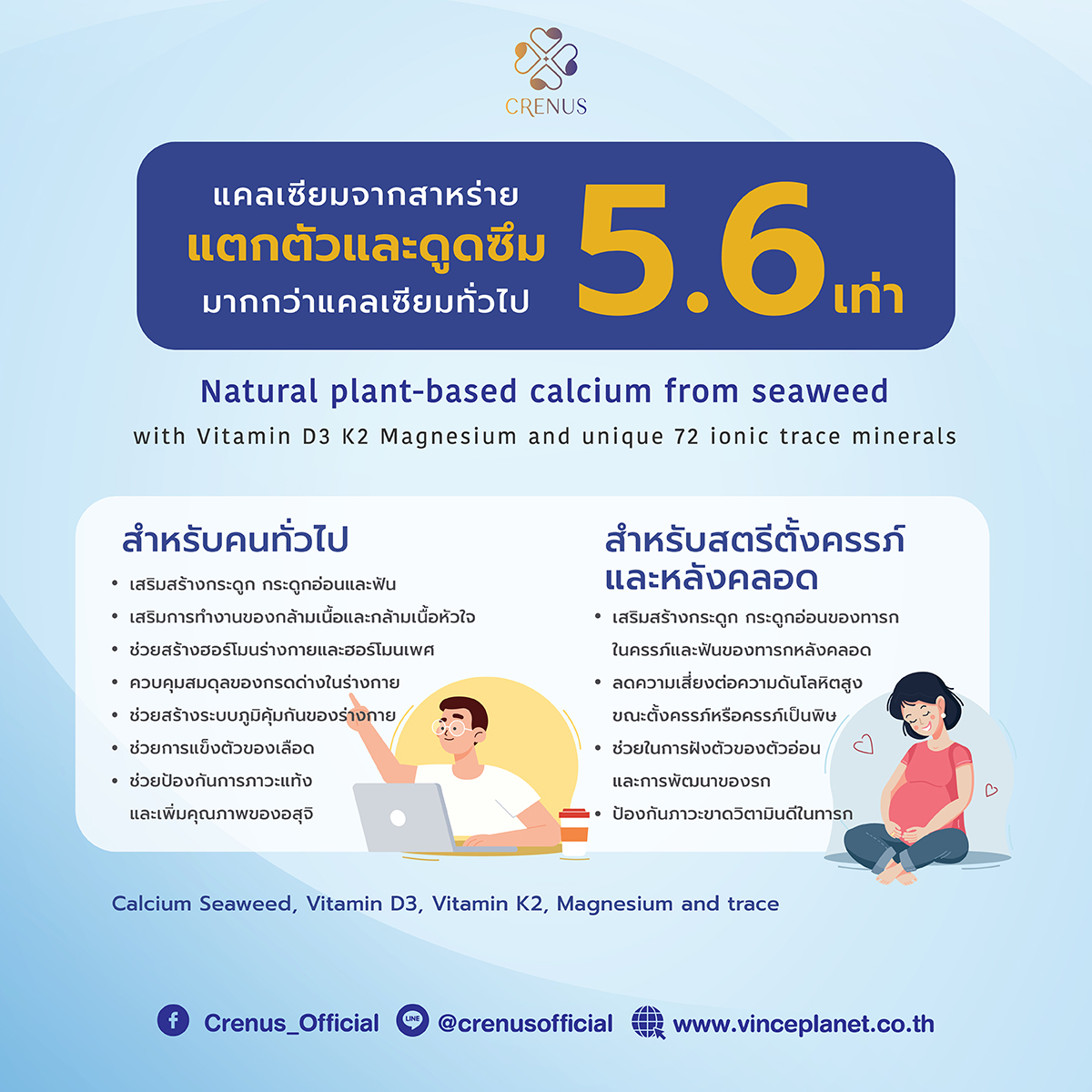 CRENUS CALCIUM - Vinceplanet